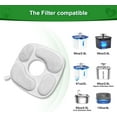 24 Pcs Cat Water Fountain Filter,12 Pack Filters & 12 Pack Pre-Filter ...