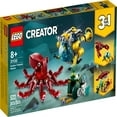LEGO Creator 31130 Sunken Treasure Mission Underwater Sea Animals Toy ...