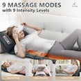 Brochao Massage Mat Full Body with Heat, 10 Vibration Motors & 5 ...