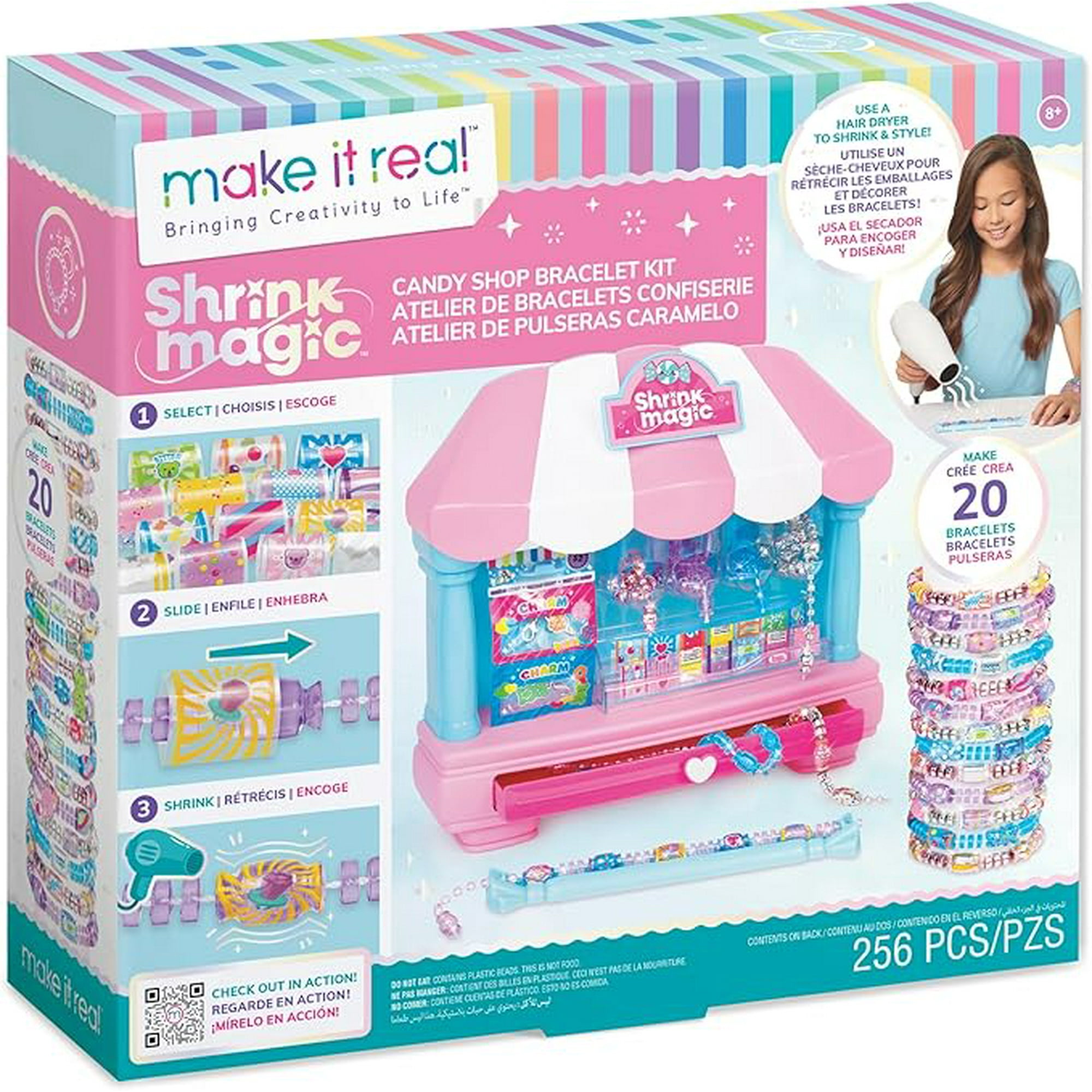 Make It Real Shrink Magic Candy Shop Bracelet Kit S