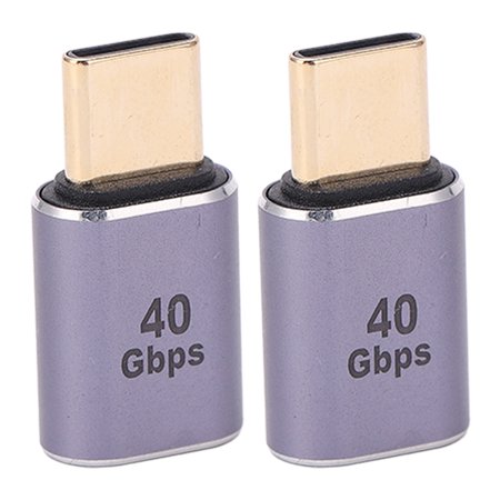 Mini USB C Adapter, 40Gbps Type C Connector Adapter Male To Female ...