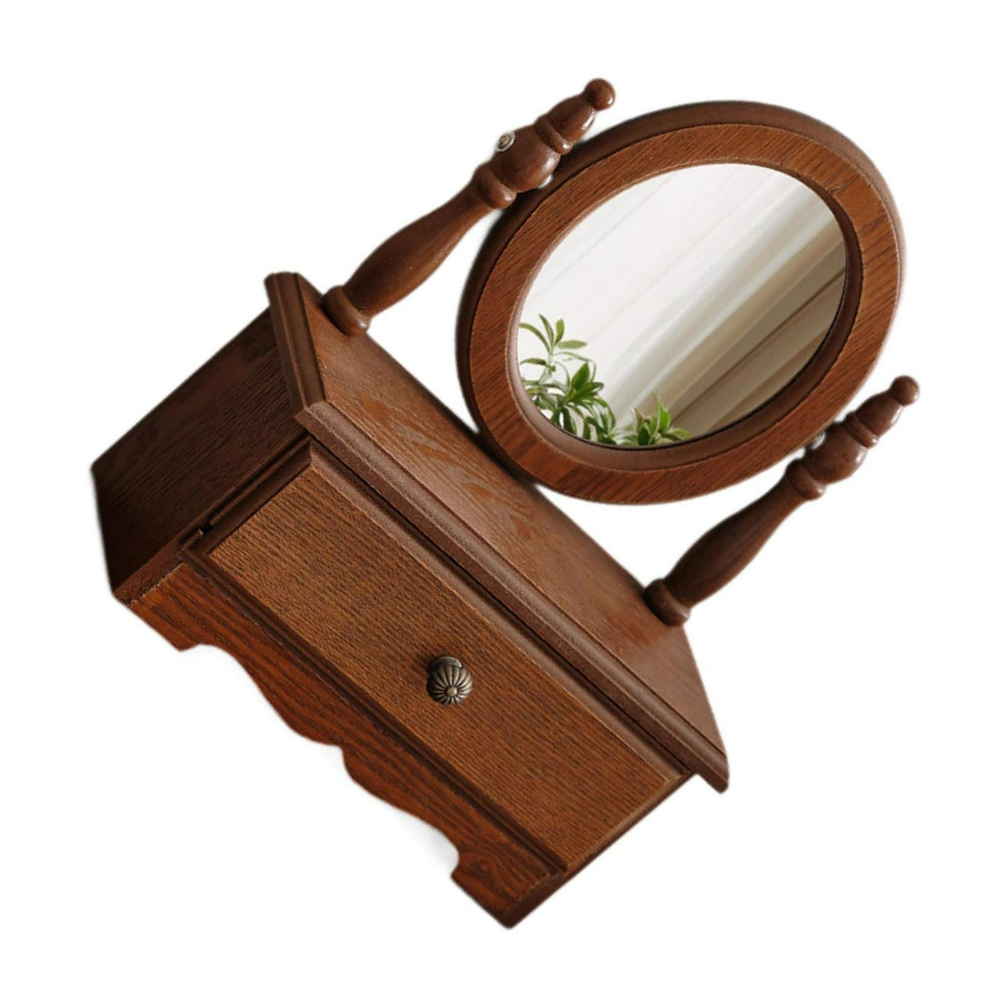Click here for Zheelen Wooden Table Top Mirror Premium Stable Str... prices