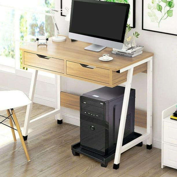 Computer Host Stand Wheel Desktop Mainframe Tray Movable Bracket Towers ...