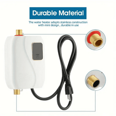 IFCOW 110V Instant Tankless Water Heater Faucet, Fast Heating, Kitchen & Bathroom, Electric ...