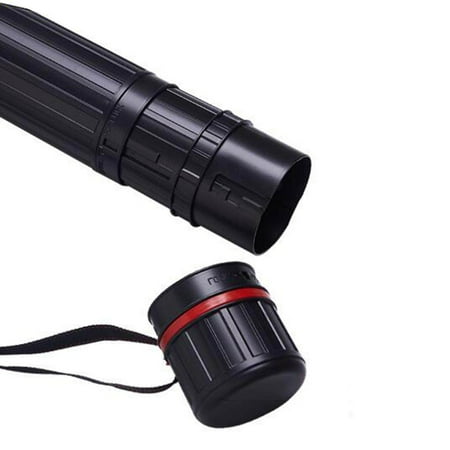 serony Black Plastic Expanding Poster Art Document storage tube ...