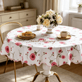 AUQ 2026 New Round Vinyl Tablecloth Waterproof and Oil Proof Table ...