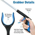 Arcon Long Grip Grabber, Foldable Reaching Tool for Seniors, Heavy Duty ...