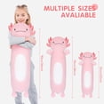 36" Giant Pink Axolotl Stuffed Animal, Cute Soft Long Axolotl Plush ...