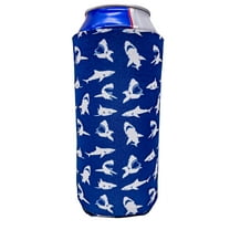 Blue Waves Pattern 24 oz. Can Coolie - Walmart.com