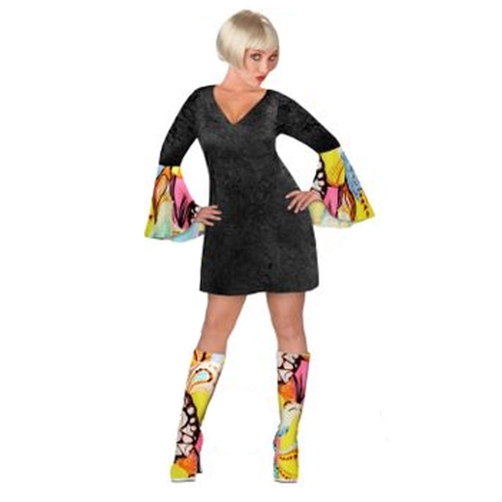Rhapsody Slinky/Crush Velvet Print Go-go Dancer Halloween Costume Kit ...