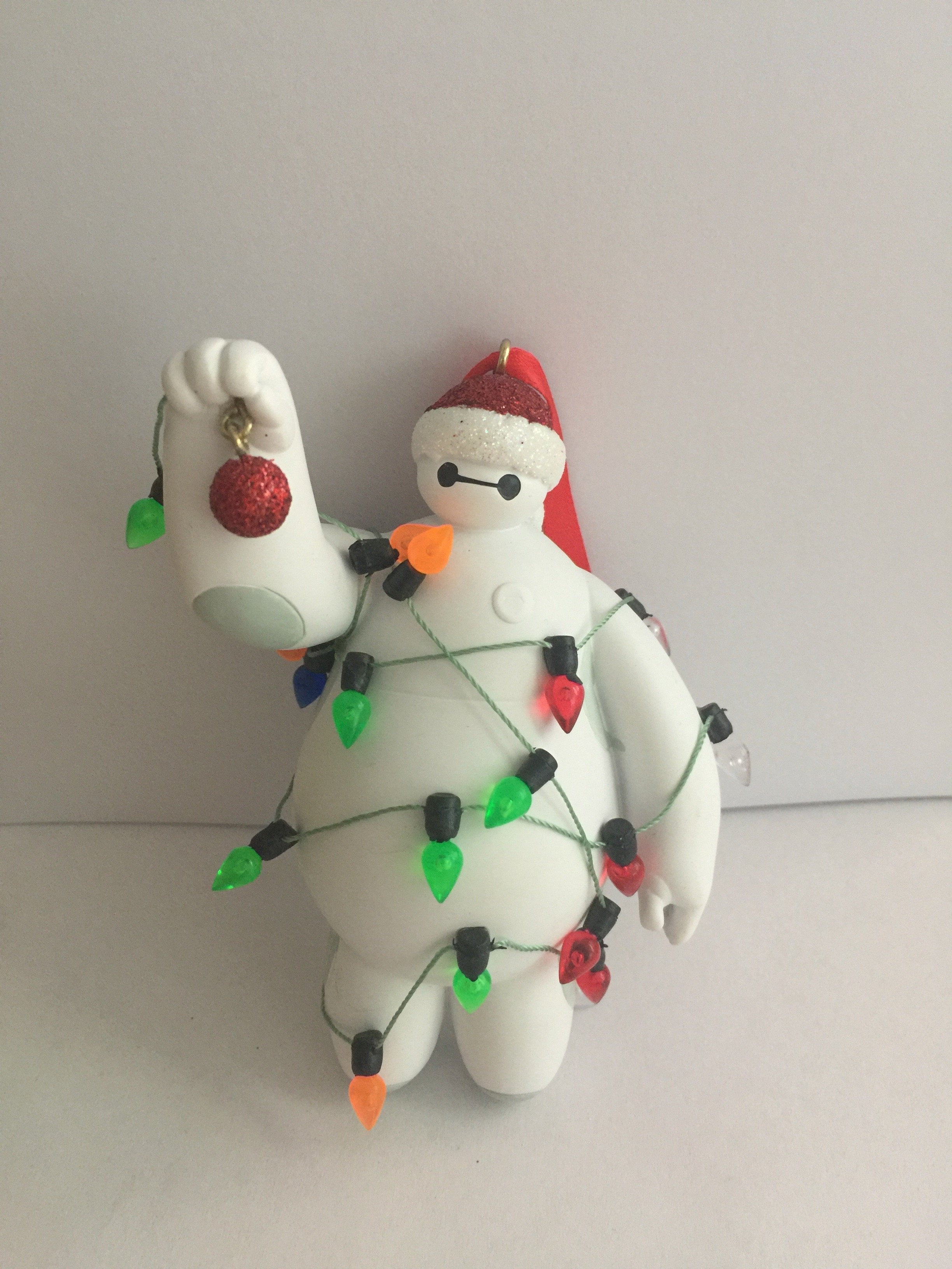 Disney Parks Big Hero Baymax with Lights Holiday Christmas Ornament New ...