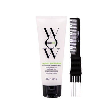 COLOR WOW One-Minute Transformation Styling Cream (4 oz) with SLEEKSHOP ...