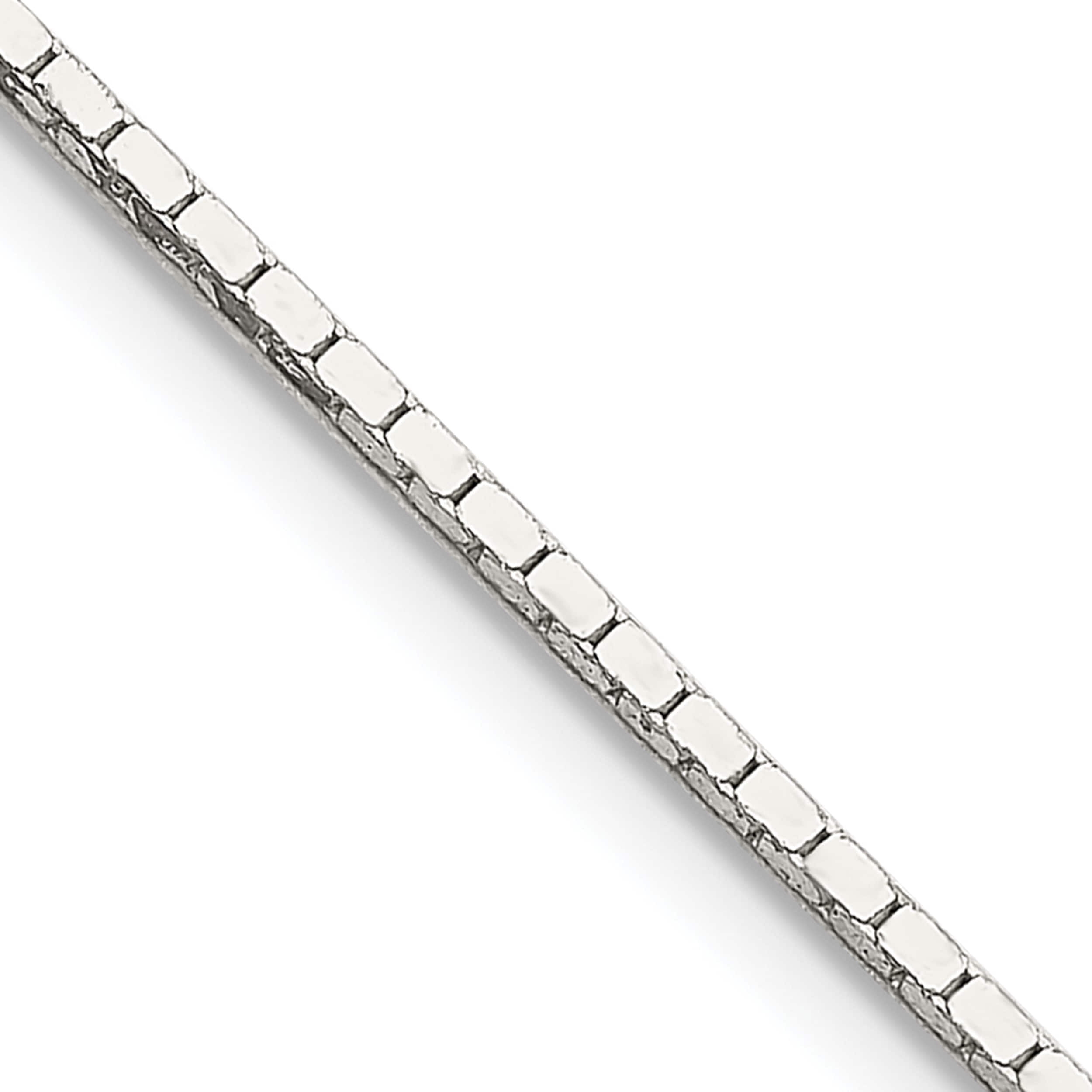 Sterling Silver 1mm Mirror Box Chain (16 X 1) Made In Italy qpe23-16 ...