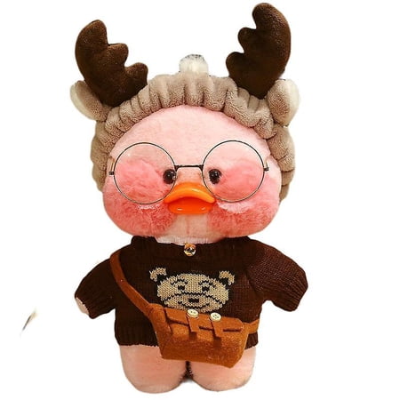 30cm Wearing Hyaluronic Acid Little Yellow Duck Doll Lalafanfan Duck ...