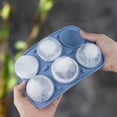 VMWMSSR Baseball Shaped Silicone Ice Trays, Food Grade 6 Cavity Sports ...