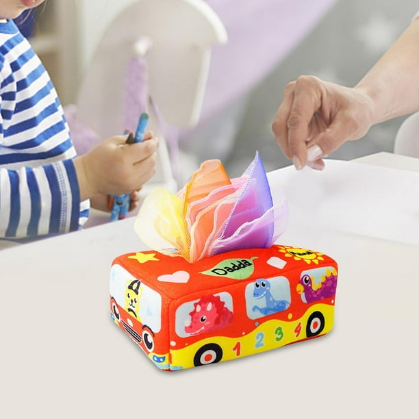 Busy Pull Tissues Activities Sensory Pull Along Tissue Box for ...