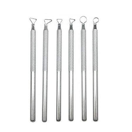 Goriertaly 6 Pieces Pottery Clay Scraper Clay Sculpting Modelling Tools ...