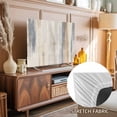 Beige Grey TV Cover for 32 Inch Screen,Stretch Fabric Dustproof TV ...