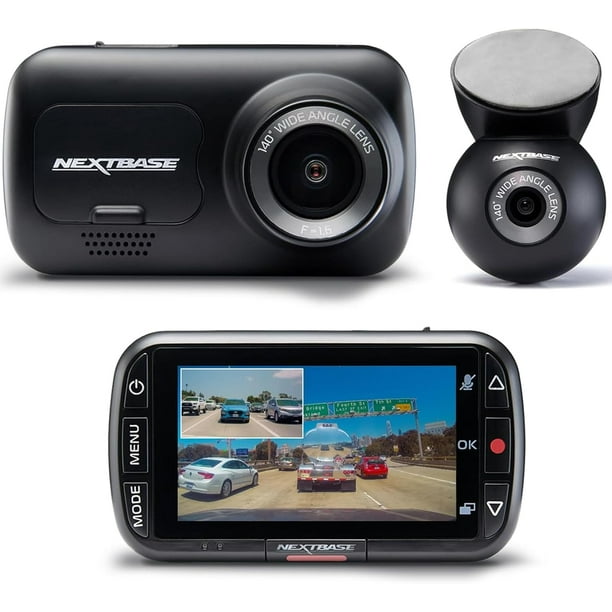 Nextbase 320XR Dash Cam Bundle with Rear Window Camera 2.5" HD 1080p ...