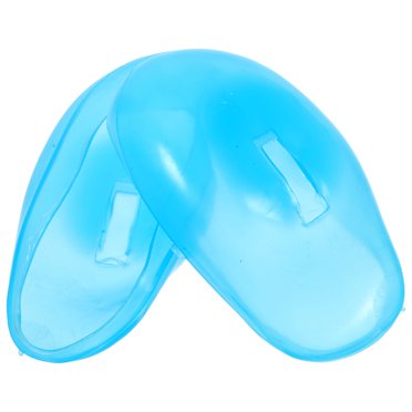 Teissuly 100pcs Clear Earmuffs Shower Hair Coloring Ear Protector Cover ...