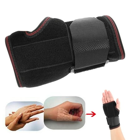 WALFRONT Adjustable Breathable Wrist Brace Hand Support Fracture ...