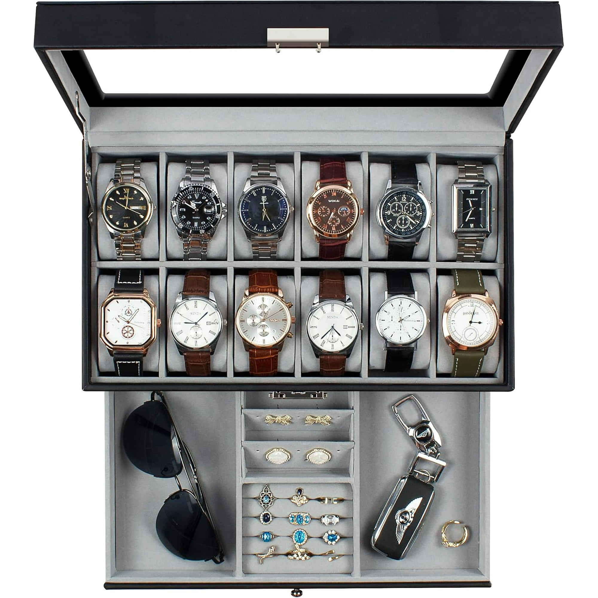 Click here for Season Time 12 Slot Watch Box  Watch Display Organ... prices