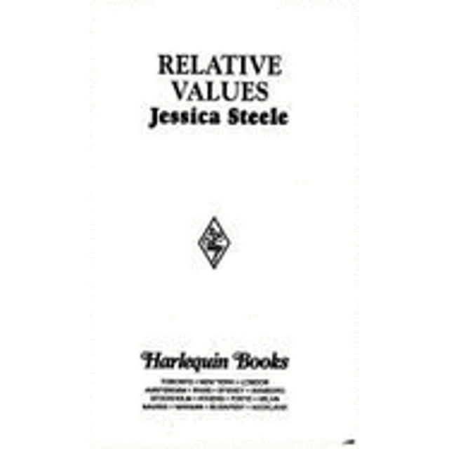 Harlequin Romance #3308: Relative Values (Paperback) by Jessica Steele ...