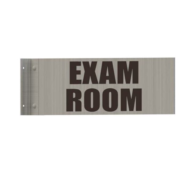 EXAM Room Sign -Two-Sided/Double Sided Projecting, Corridor and Hallway ...