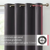 THD Cambridge 100% Blackout Total Privacy Grommet Window Treatment Curtain Panels - Set of 2 ...