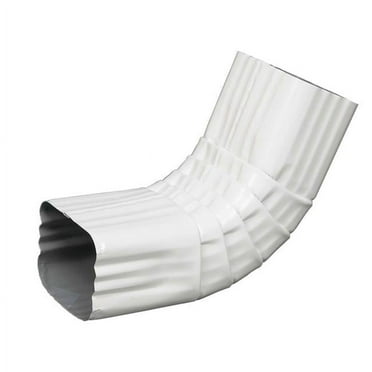 Amerimax White Aluminum Downspout Extension 3x4.25x15 in. - Rain Gutter ...