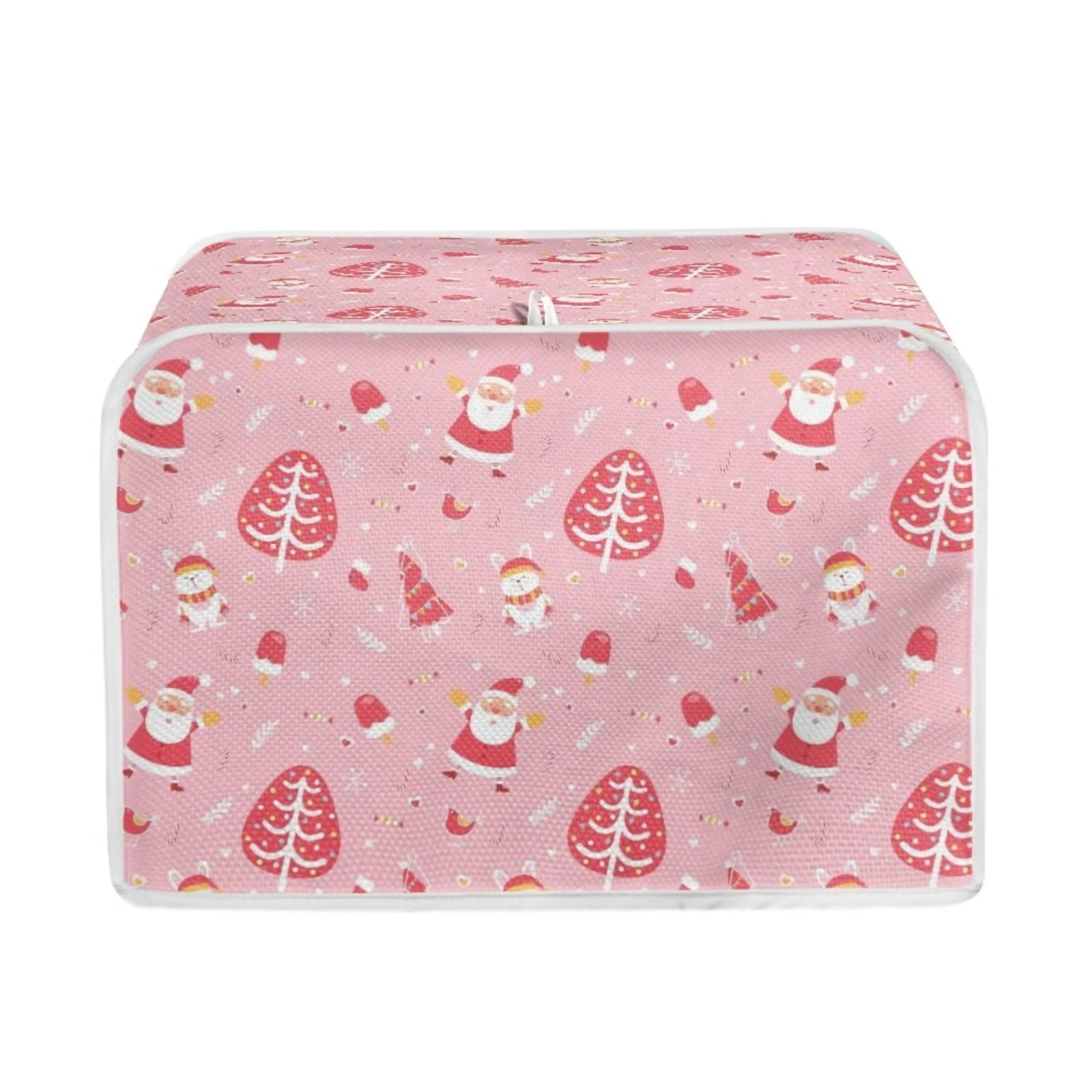 Renewold Pink Toaster Cover 4 Slice Portable Christmas Trees Ice-Cream ...