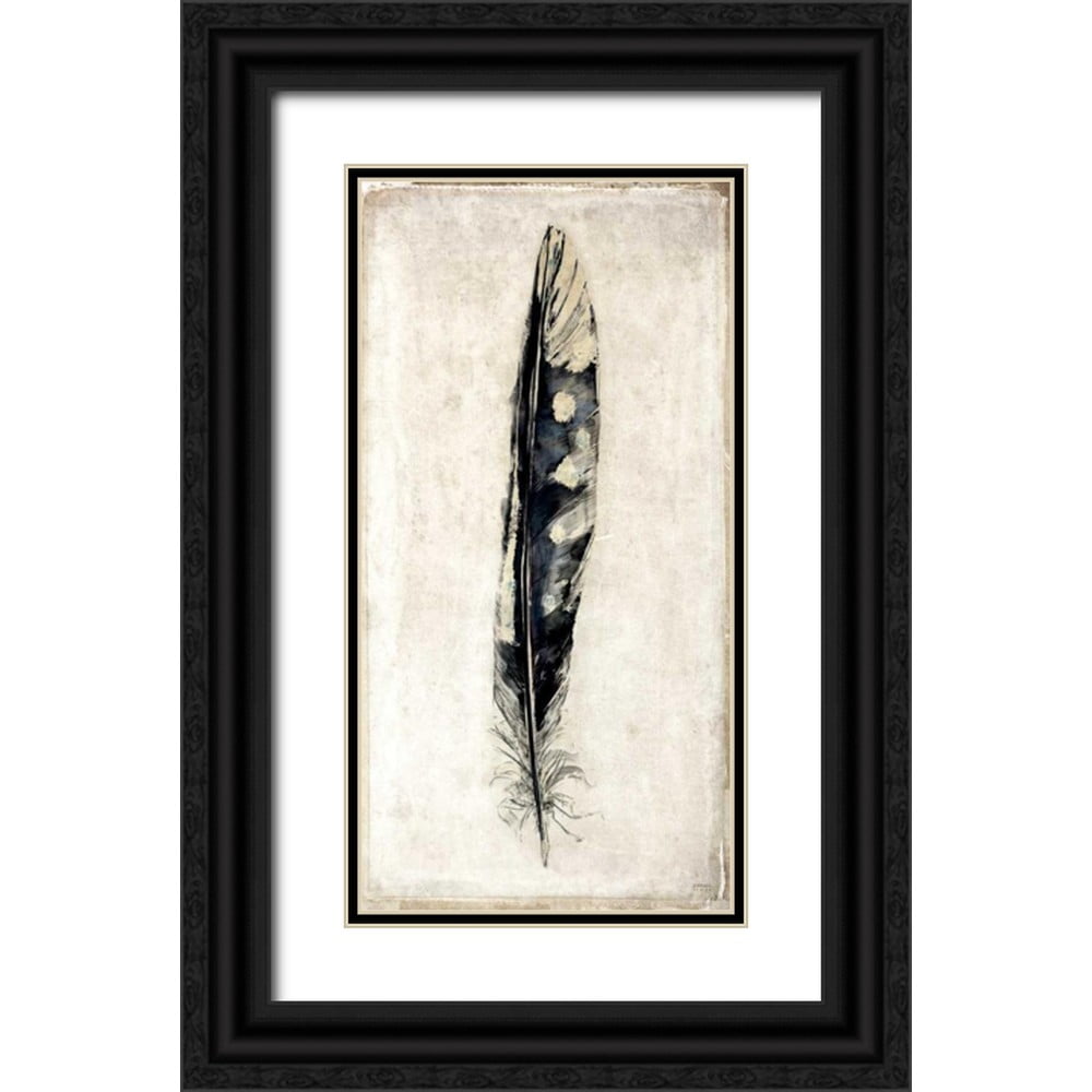 Symposium Design 18x32 Black Ornate Wood Framed with Double Matting ...