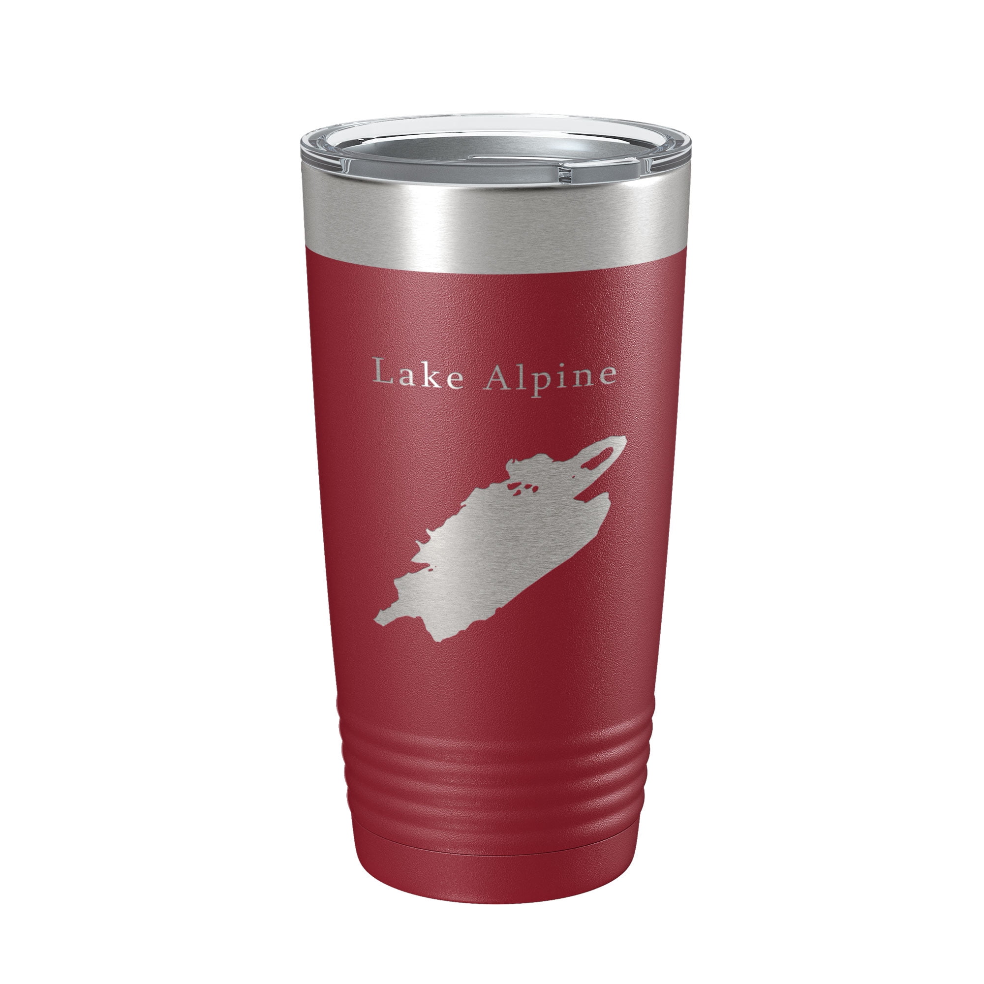 Lake Alpine Map Tumbler Travel Mug Insulated Laser Engraved Coffee Cup ...