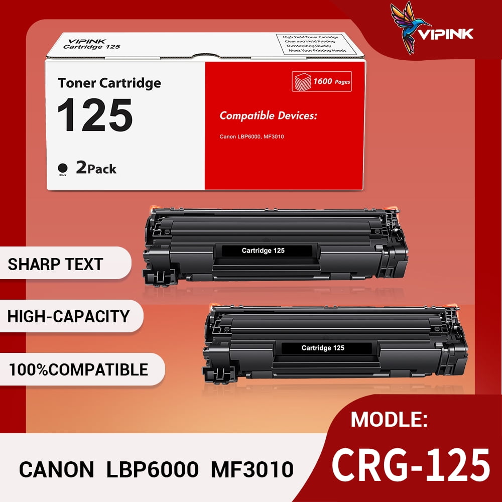 Click here for Vipink 125 Black Toner Cartridge Compatible For Ca... prices