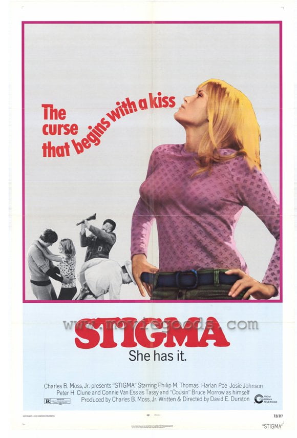 Stigma - movie POSTER (Style A) (27" x 40") (1972) - Walmart.com