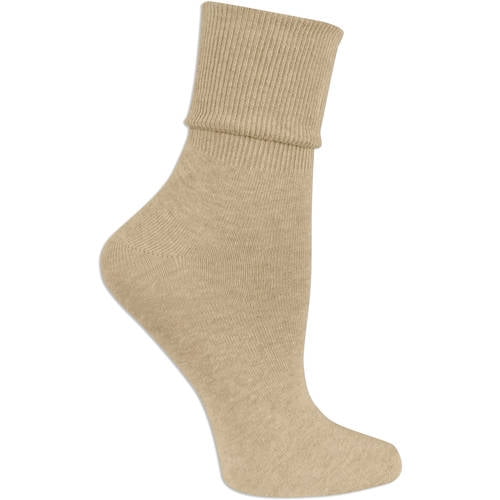 No Boundaries Womens Turn Cuff Socks 3 Pack