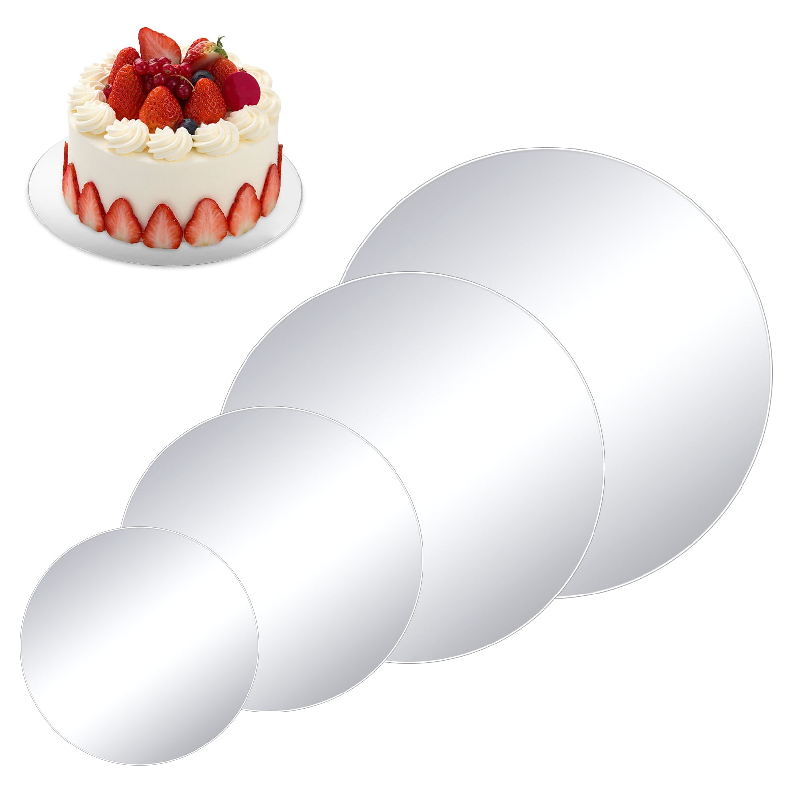 Click here for Ruiboury 4piece Cake Board Turntable For Easy And... prices