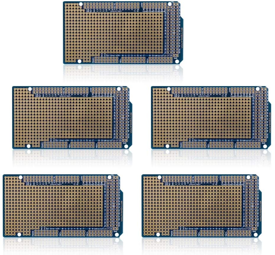 Treedix 5 pcs Prototype Shield Board Compatible with Arduino Mega 2560 ...
