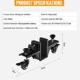 Heavy-Duty Adjustable Door Panel Carrier Cart - 500 LB Capacity Steel ...