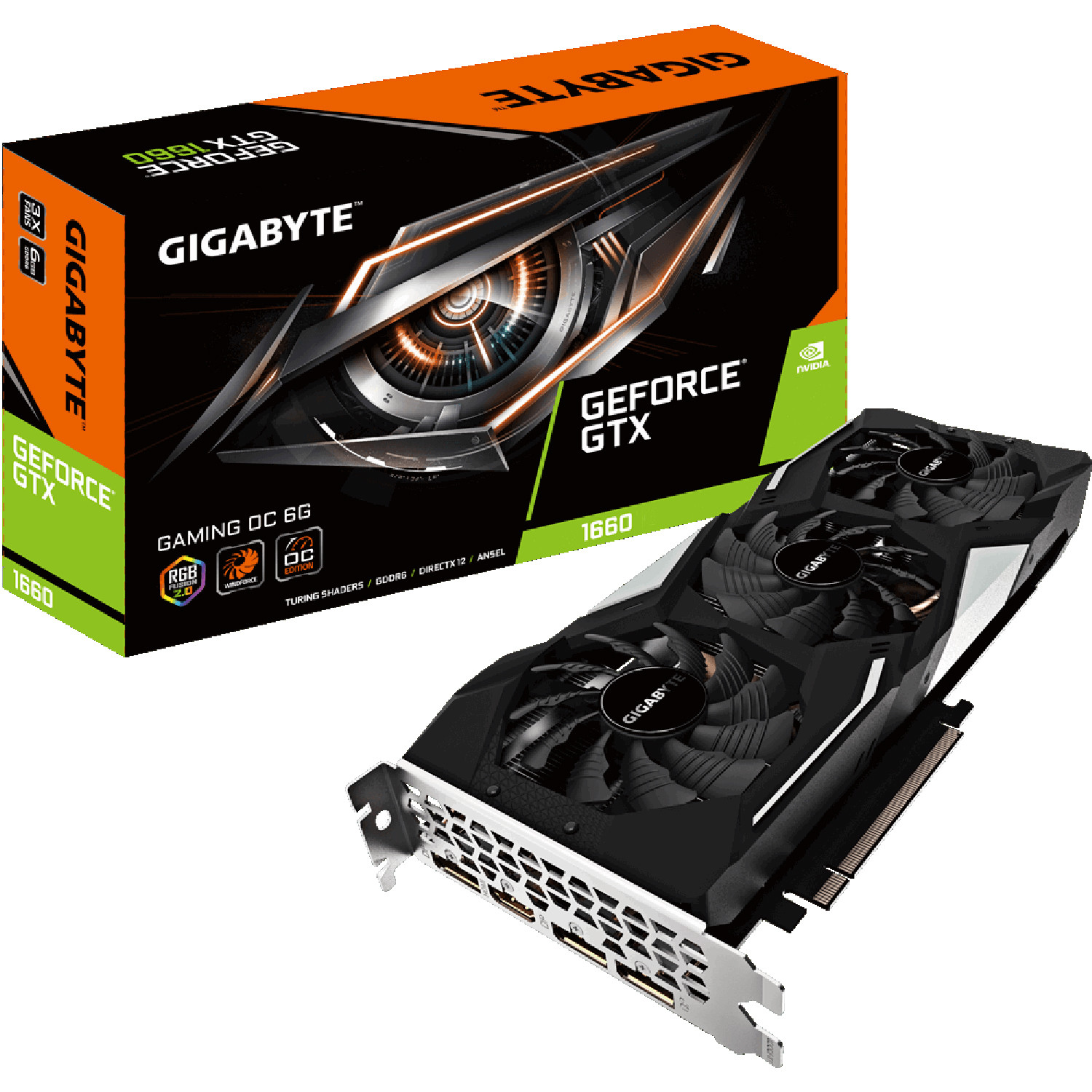 Gigabyte Ultra Durable VGA GV N1660GAMING OC 6GD GeForce GTX 1660 Gigabyte Ultra Durable VGA GV N1660GAMING OC 6GD GeForce GTX 1660