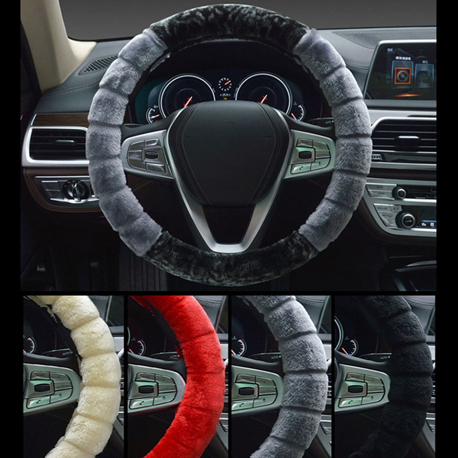 Click here for Nizeluk Clearance Winter Short Steering Wheel Cove... prices