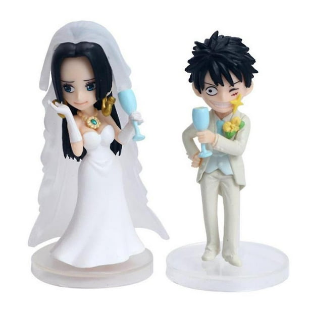 One Piece Luffy Boa Hancock Wedding Scene Figure Toy Model - Walmart.ca