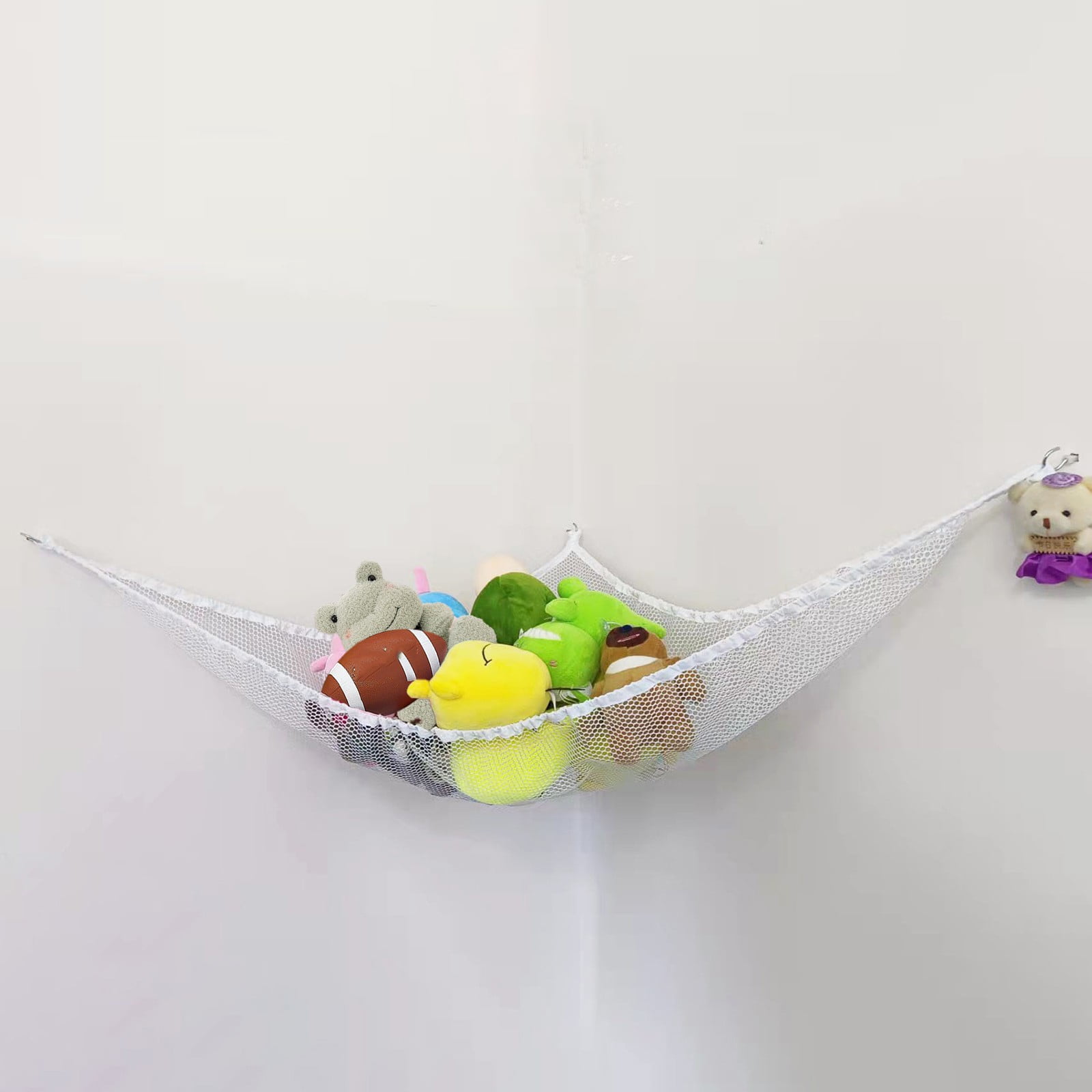 Plush Animal Net Bed Hanging Toy Net Bed Plush Animal Storage Material ...