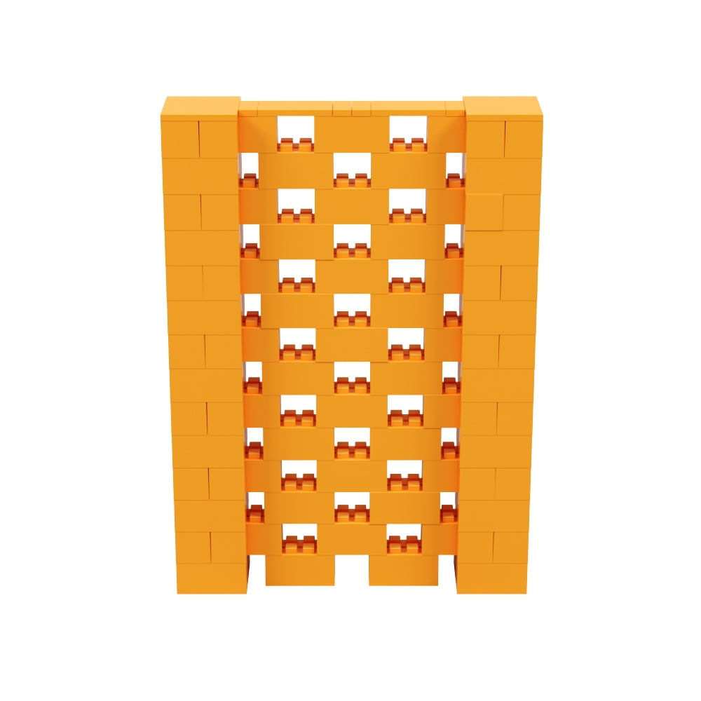 EverBlock 5’ x 7’ Open Stagger Wall Kit | Modular Building Blocks ...