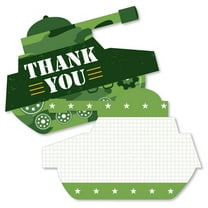 Big Dot of Happiness 50's Sock Hop - Shaped Thank You Cards - 1950s ...