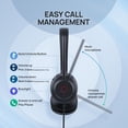 UH35 USB-C/A Headset with Noise Cancelling Microphone, Wired for ...