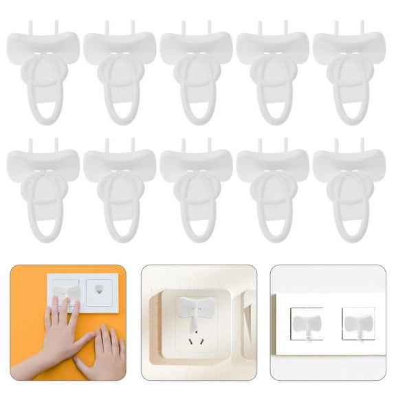 Ziz Home Child Safety Outlet Covers - 4 Pack | Self-Closing | ABS ...