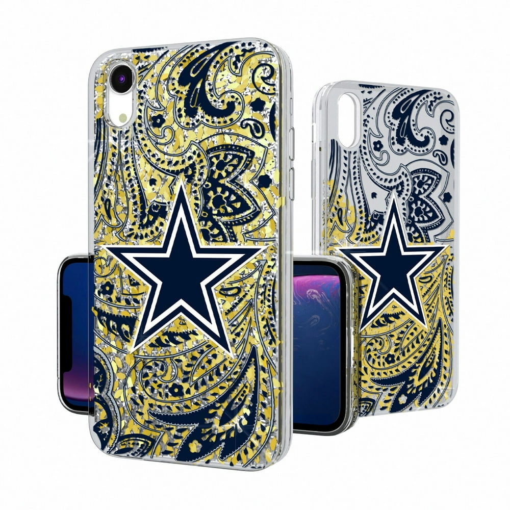 Dallas Cowboys iPhone Paisley Design Glitter Case - Walmart.com ...