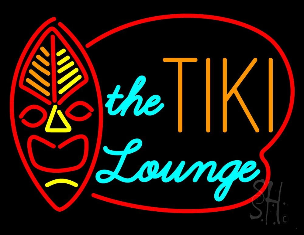 Tiki Store Finds Spring 2008 Tiki Central LED Neon Sign 24 x 31 ...