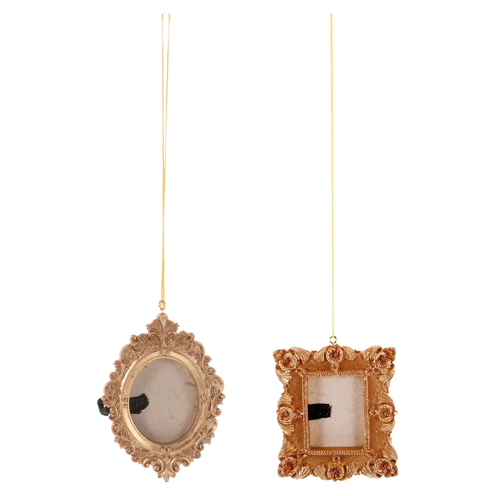 Click here for Ounona 2pcs Christmas Tree Photo Frame Hanging Orn... prices
